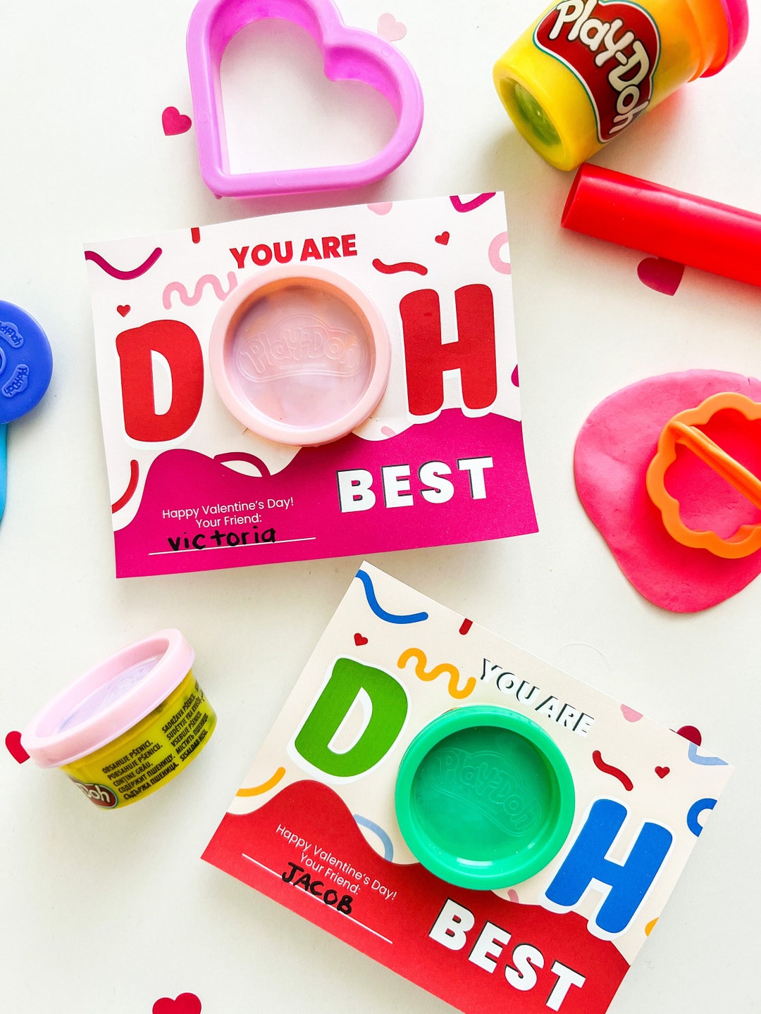 Play Doh Valentine, School Valentine, Classroom Valentine, Cute ...