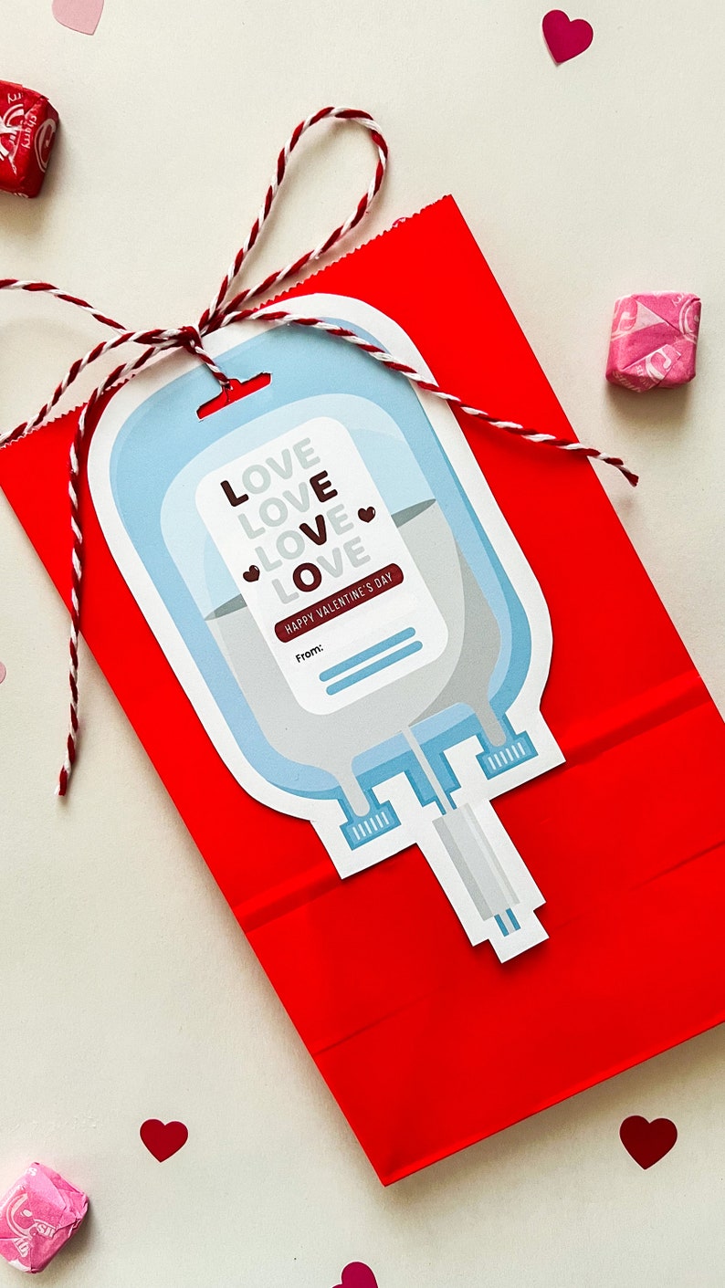 Medical Valentine, Doctor Valentine, Hospital Valentine, IV Valentine ...