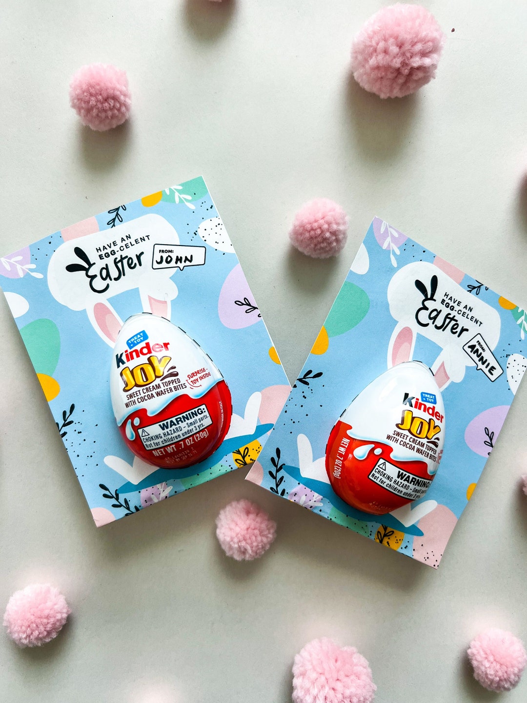 Easter Egg Kinder Printables, Egg-cellent, Easter Gift Printable ...