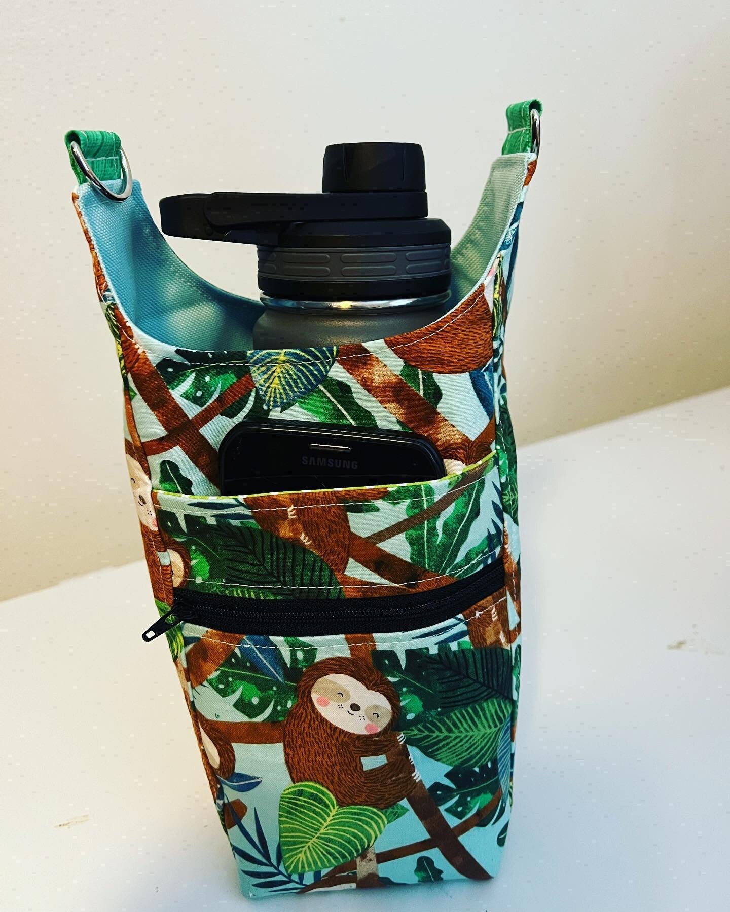 H2O 2go Sloth Water Sling With Slip Pocket & Zipper Pocket - Etsy