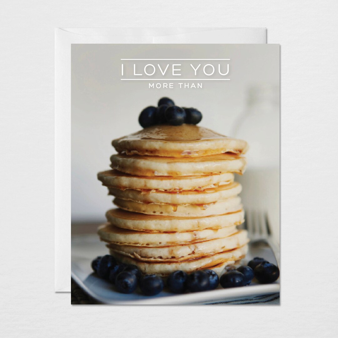 Pancakes Card - Etsy