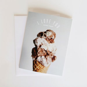 Ice Cream Card - Etsy