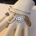 Emoji Emoticon Emotion Texting Expandable Bangle Bracelet With - Etsy