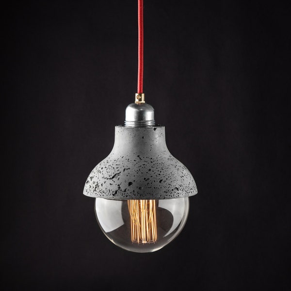 Concrete Lamp - Etsy