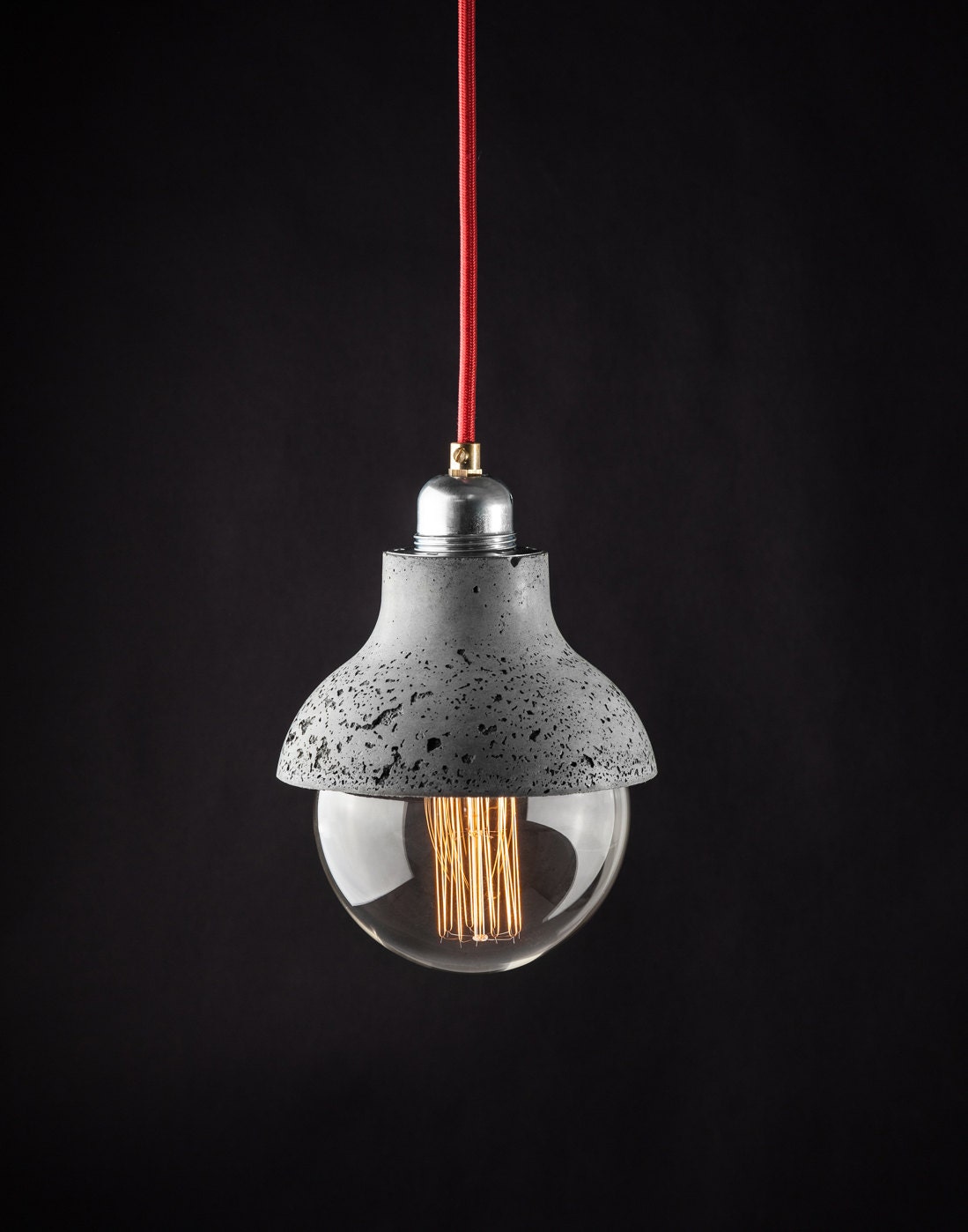 M422 Pendant Lightweight Concrete Lamp - Etsy
