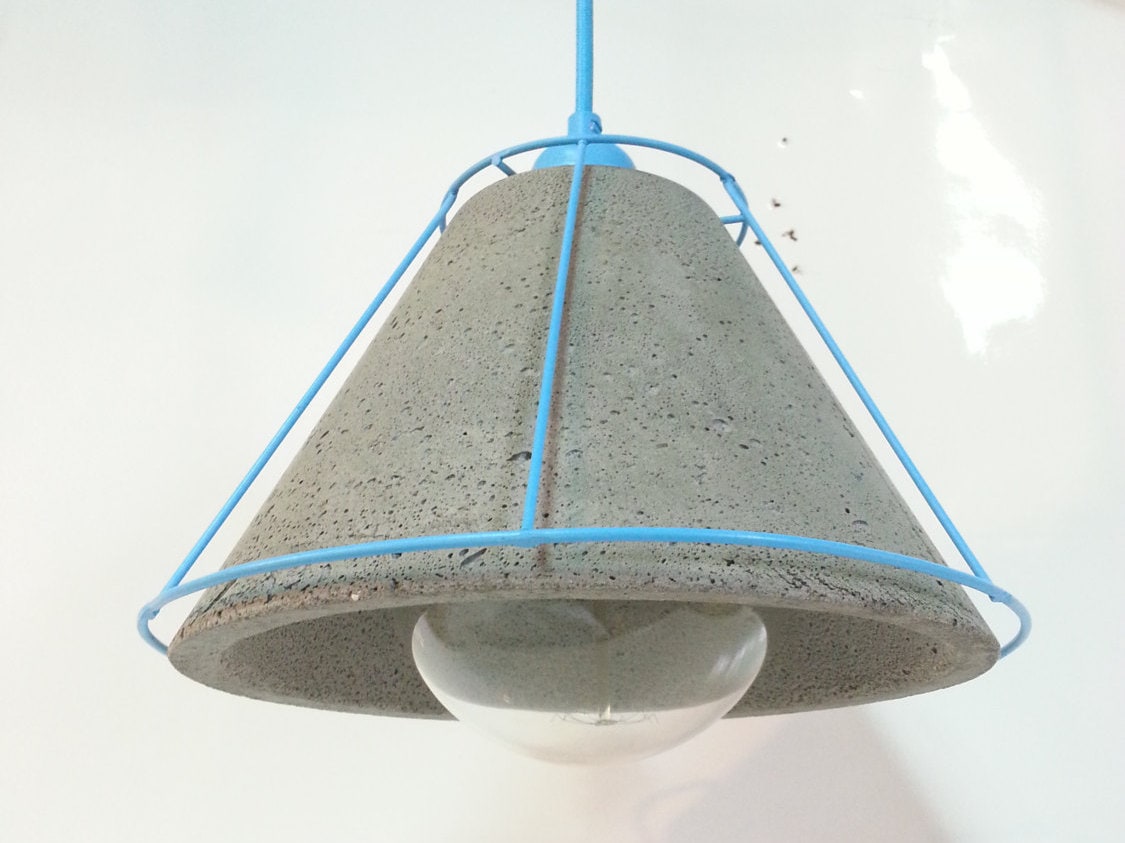 Mati Concret Lamp - Etsy