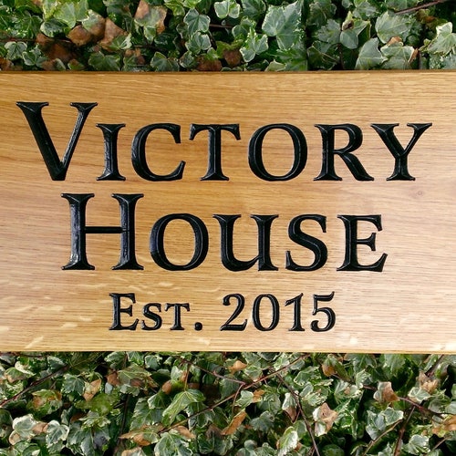 Vintage House Sign.traditional Style English Country House | Etsy UK