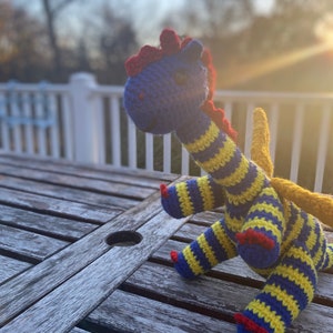 Boris the Dragon Pattern - Etsy