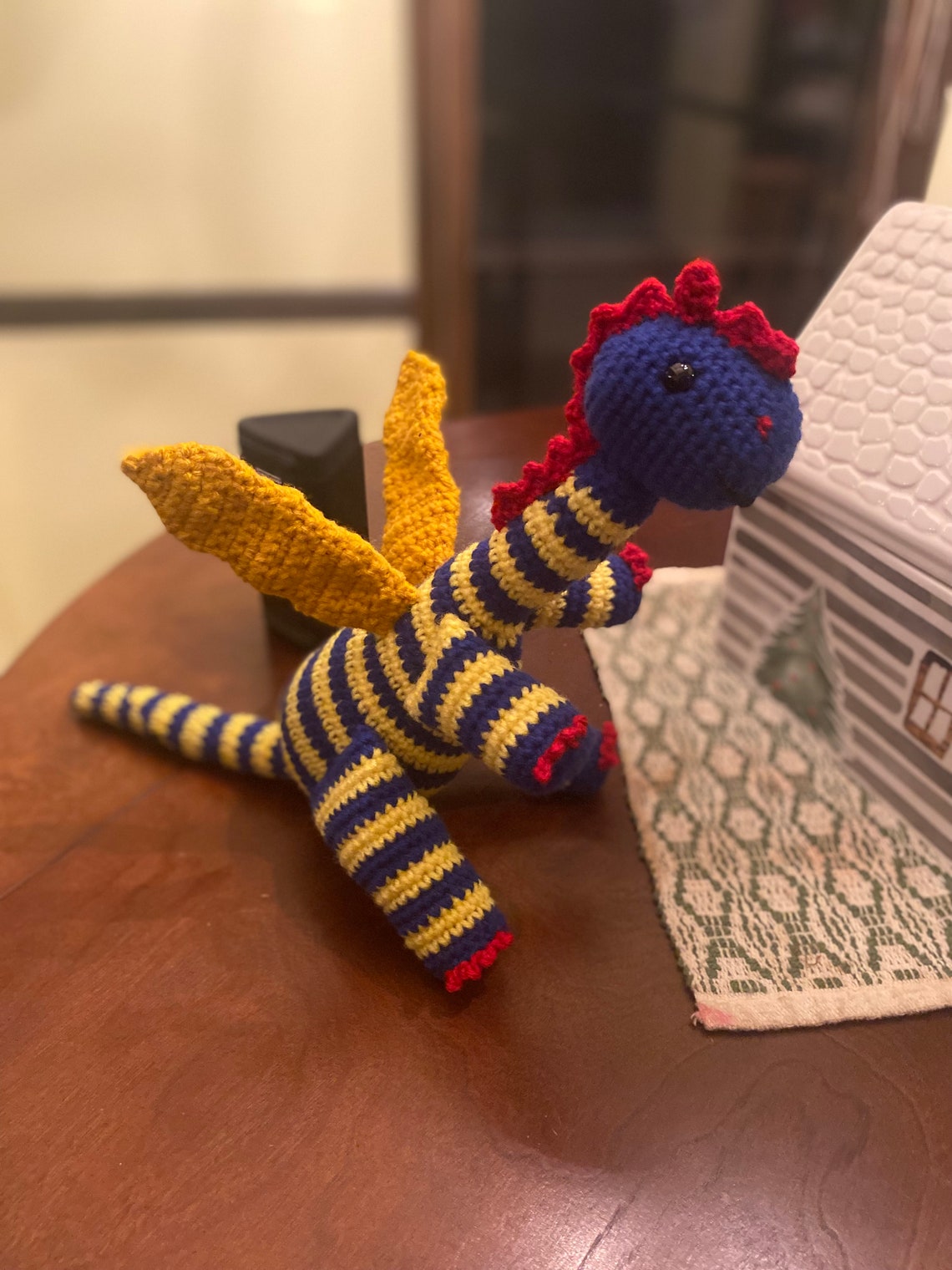 Boris the Dragon Pattern - Etsy