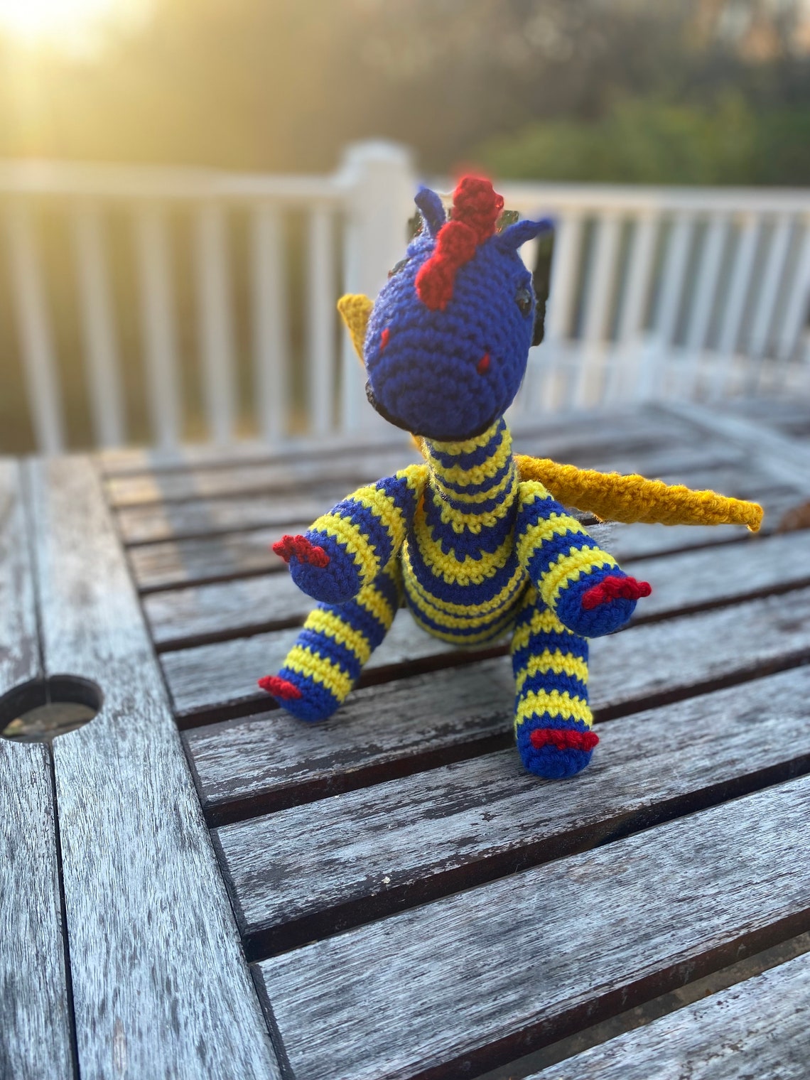 Boris the Dragon Pattern - Etsy