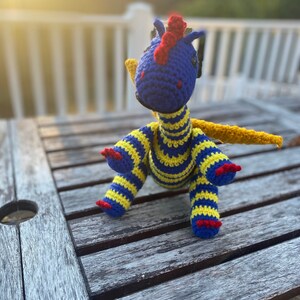 Boris the Dragon Pattern - Etsy