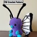 Butterfree Amigurumi Crochet Pattern - Etsy