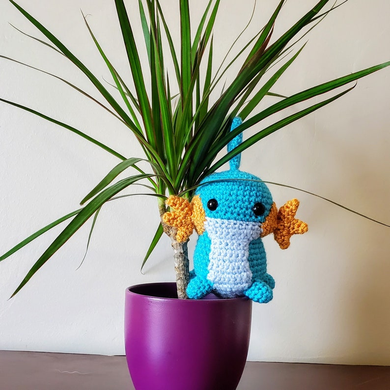 Mudkip Amigurumi Crochet Pattern - Etsy