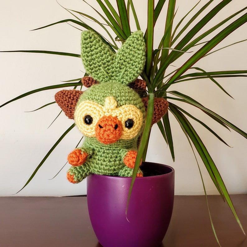 Grookey Amigurumi Crochet Pattern - Etsy
