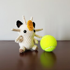 Meowth Amigurumi Crochet Pattern - Etsy
