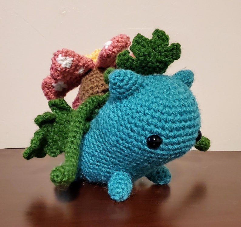 Gen 1 Grass Starter Amigurumi Crochet Pattern Set | Etsy