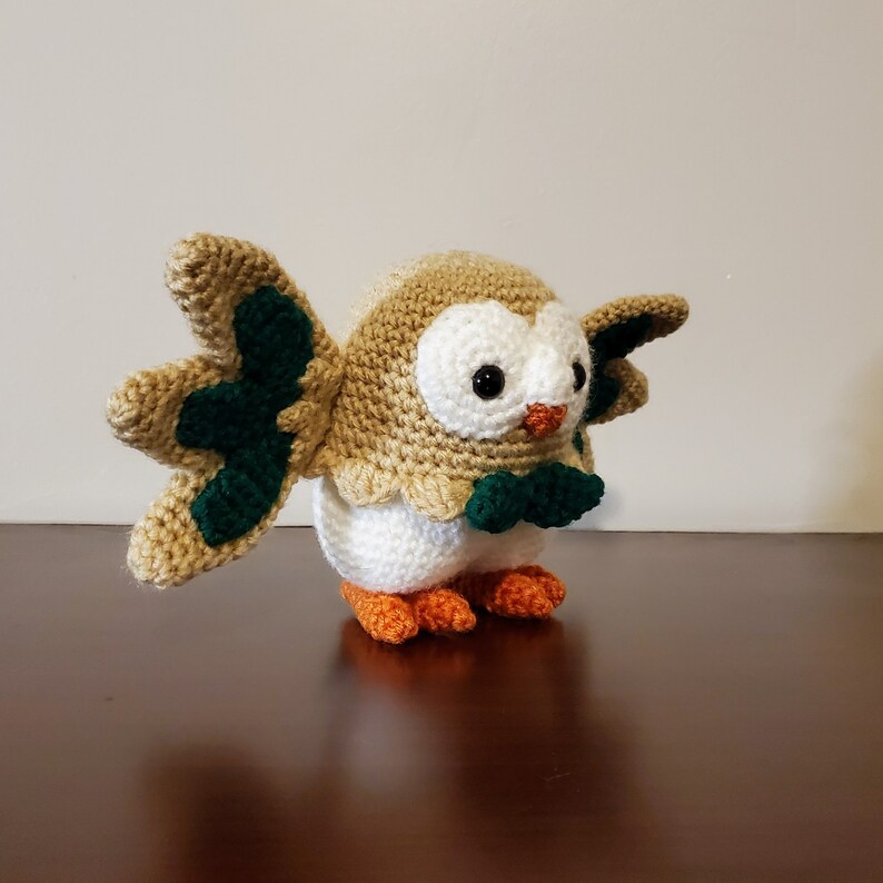 Rowlet Amigurumi Crochet Pattern - Etsy