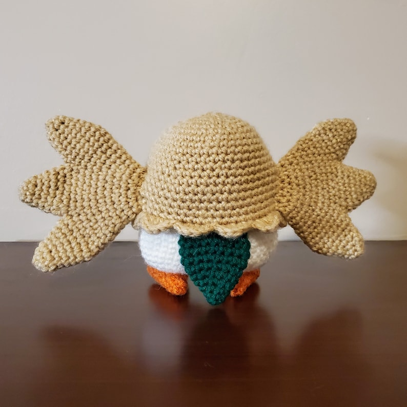 Rowlet Amigurumi Crochet Pattern - Etsy
