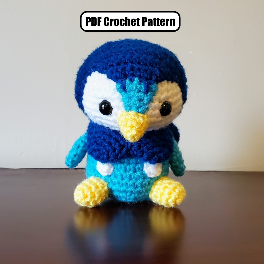 Piplup Amigurumi Crochet Pattern - Etsy