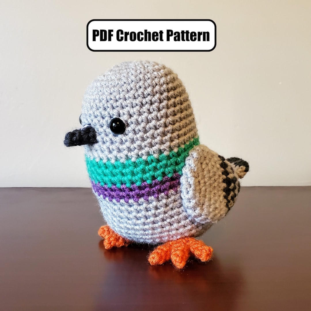 Pigeon Amigurumi Crochet Pattern - Etsy