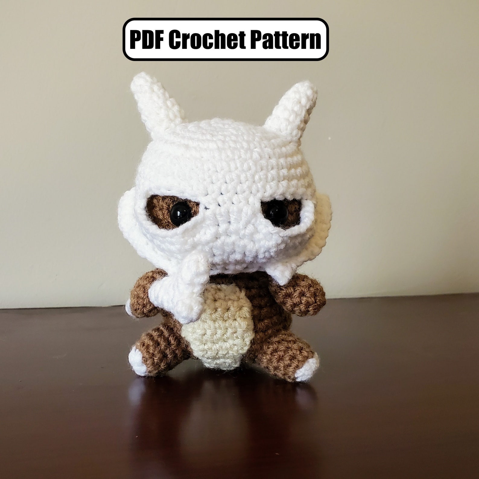 Cubone Amigurumi Crochet Pattern - Etsy