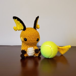 Raichu Amigurumi Crochet Pattern - Etsy