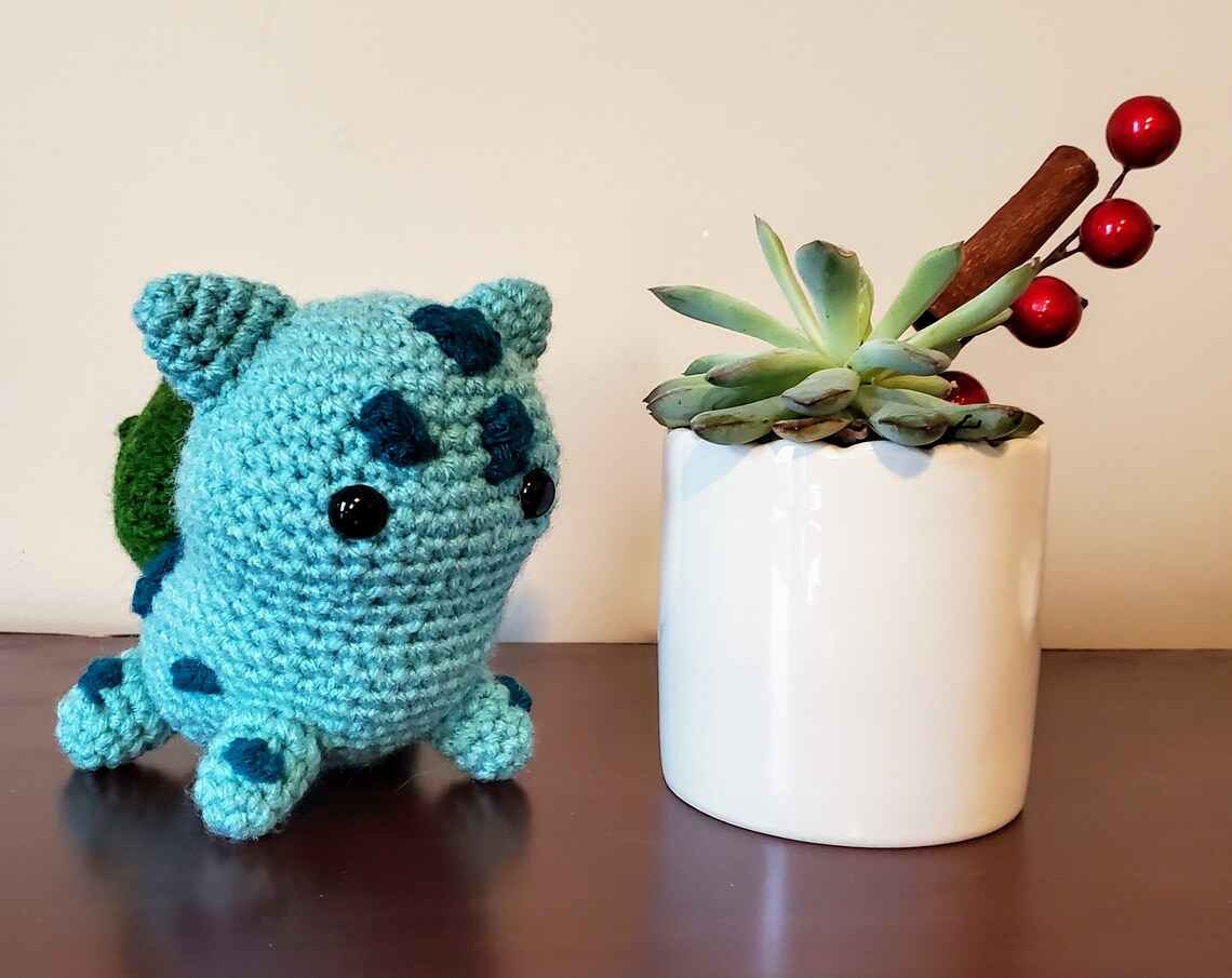 Bulbasaur Amigurumi Crochet Pattern | Etsy