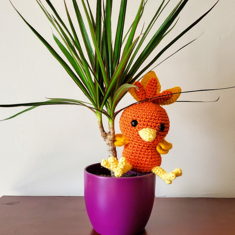Torchic Amigurumi Crochet Pattern - Etsy