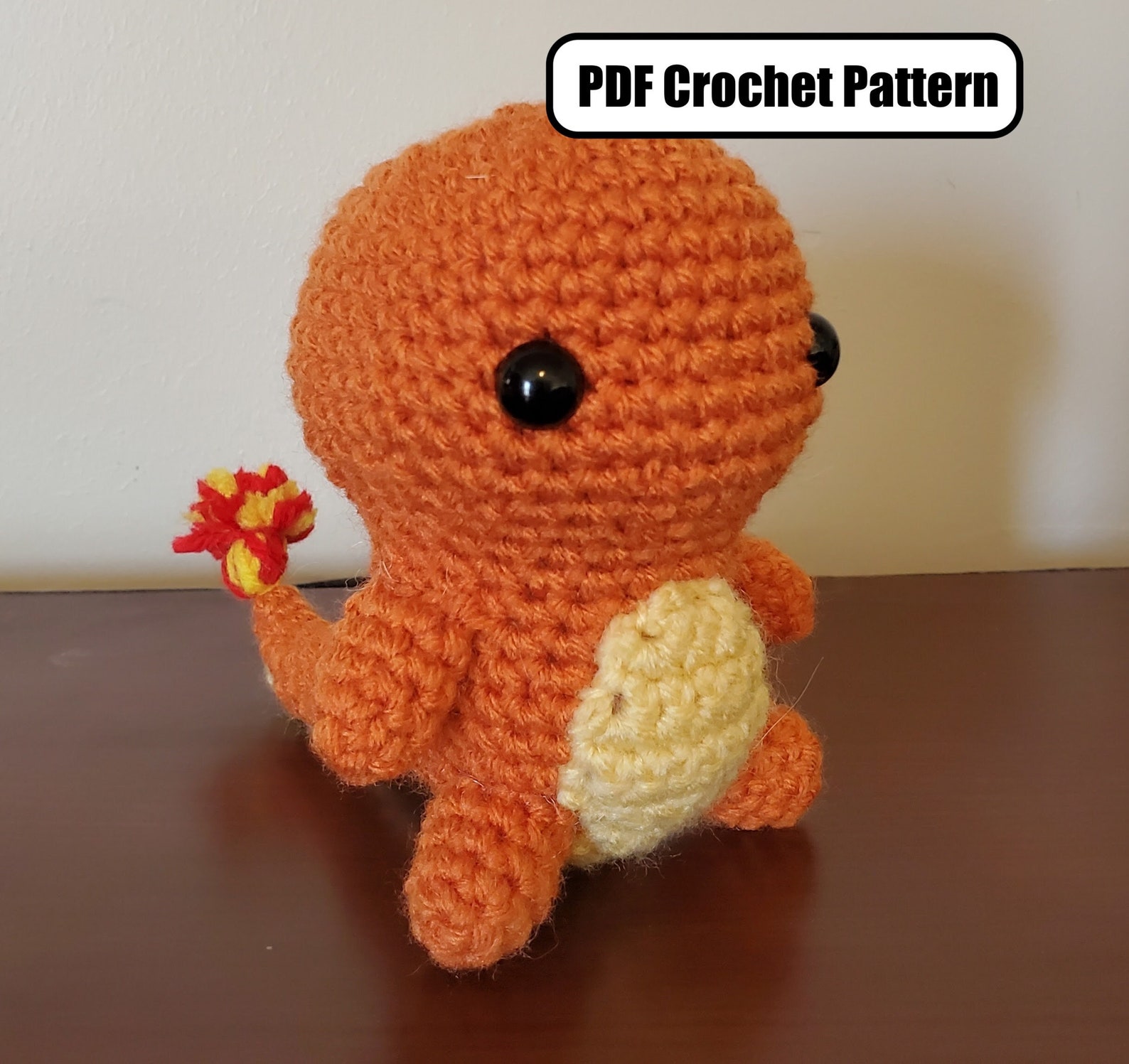 Charmander Amigurumi Crochet Pattern - Etsy