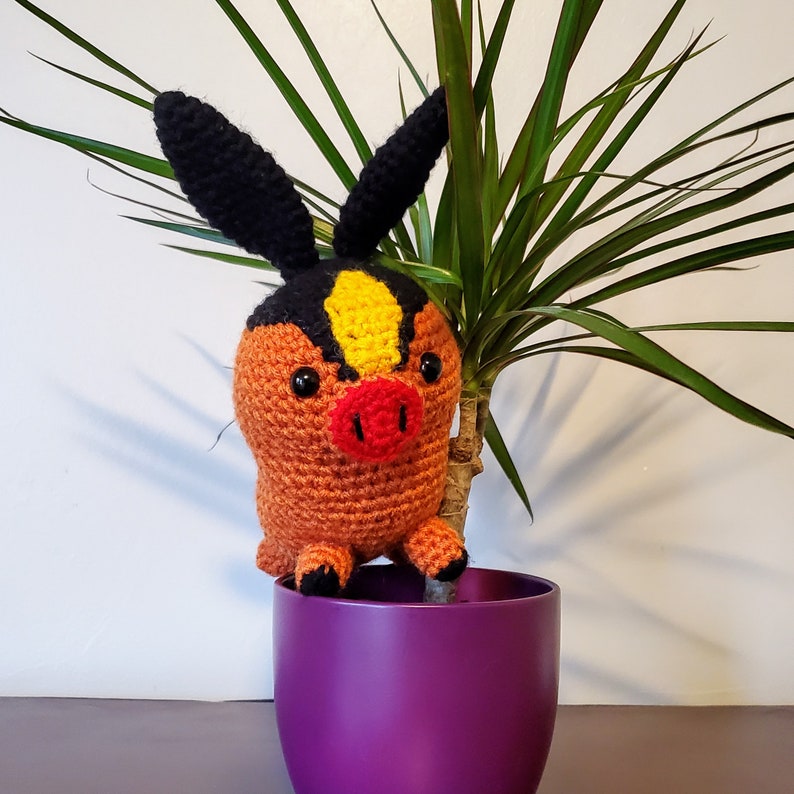 Tepig Amigurumi Crochet Pattern - Etsy