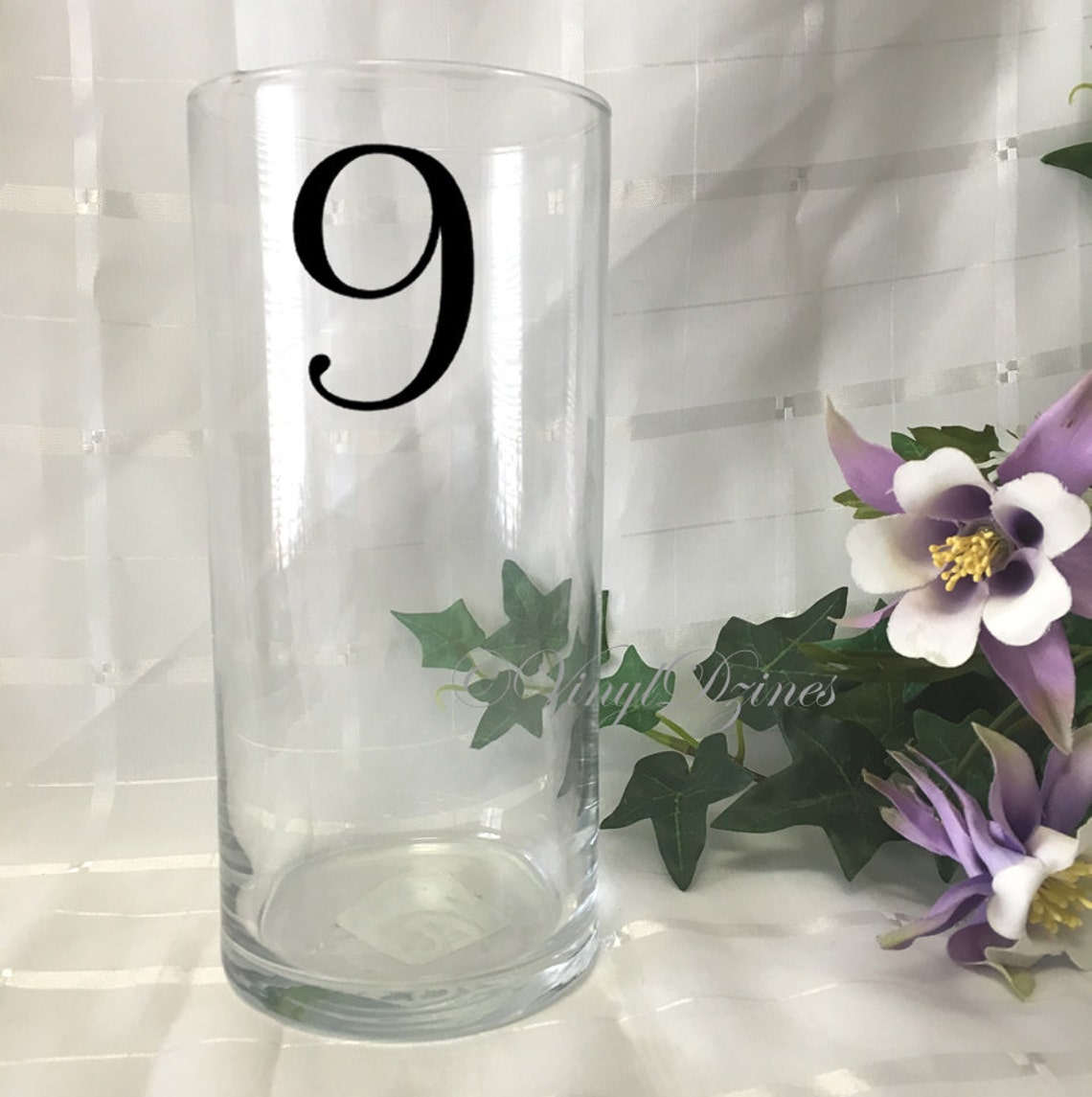 Wedding Table Numbers Fancy Font Vinyl Table Numbers - Etsy