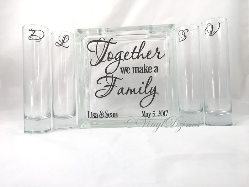 Together We Make A Family Unity Sand Ceremony Set Blended - Etsy
