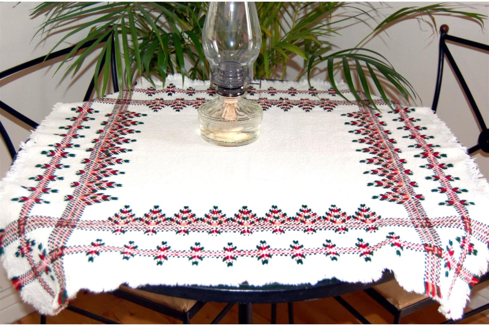 Scandinavian Table Cloth, Swedish Weave Digital Pattern - Etsy