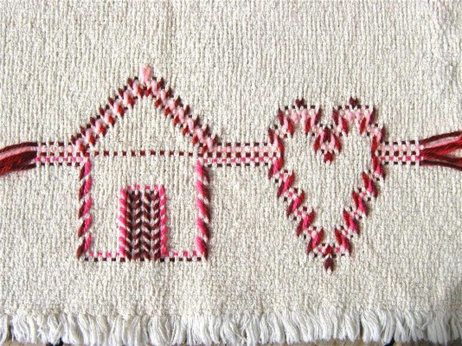Home is Where the Heart Is, Swedish Weave Digital Pattern - Etsy