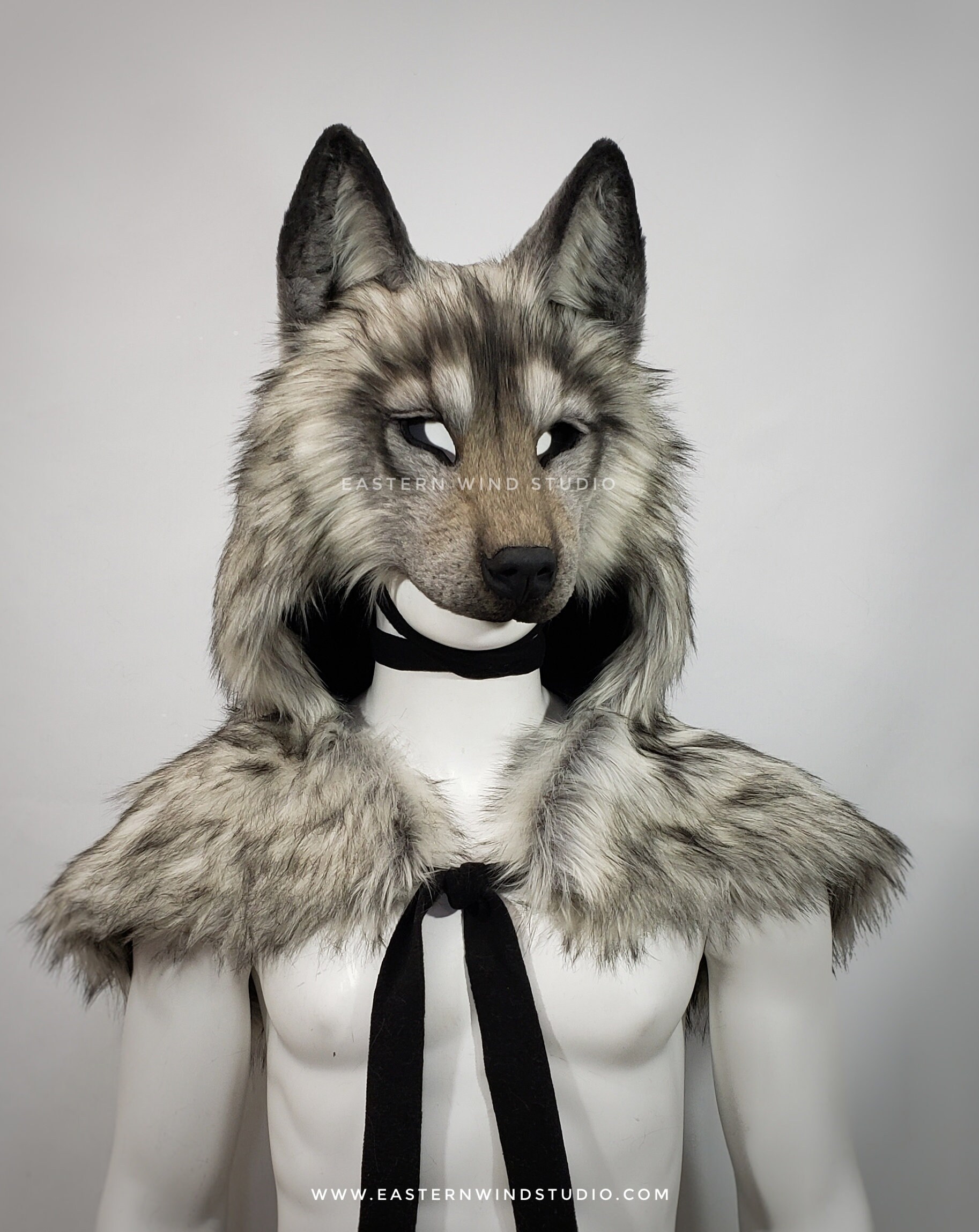 Silver Wolf Mask Headdress Combo Please READ Item Details Before ...