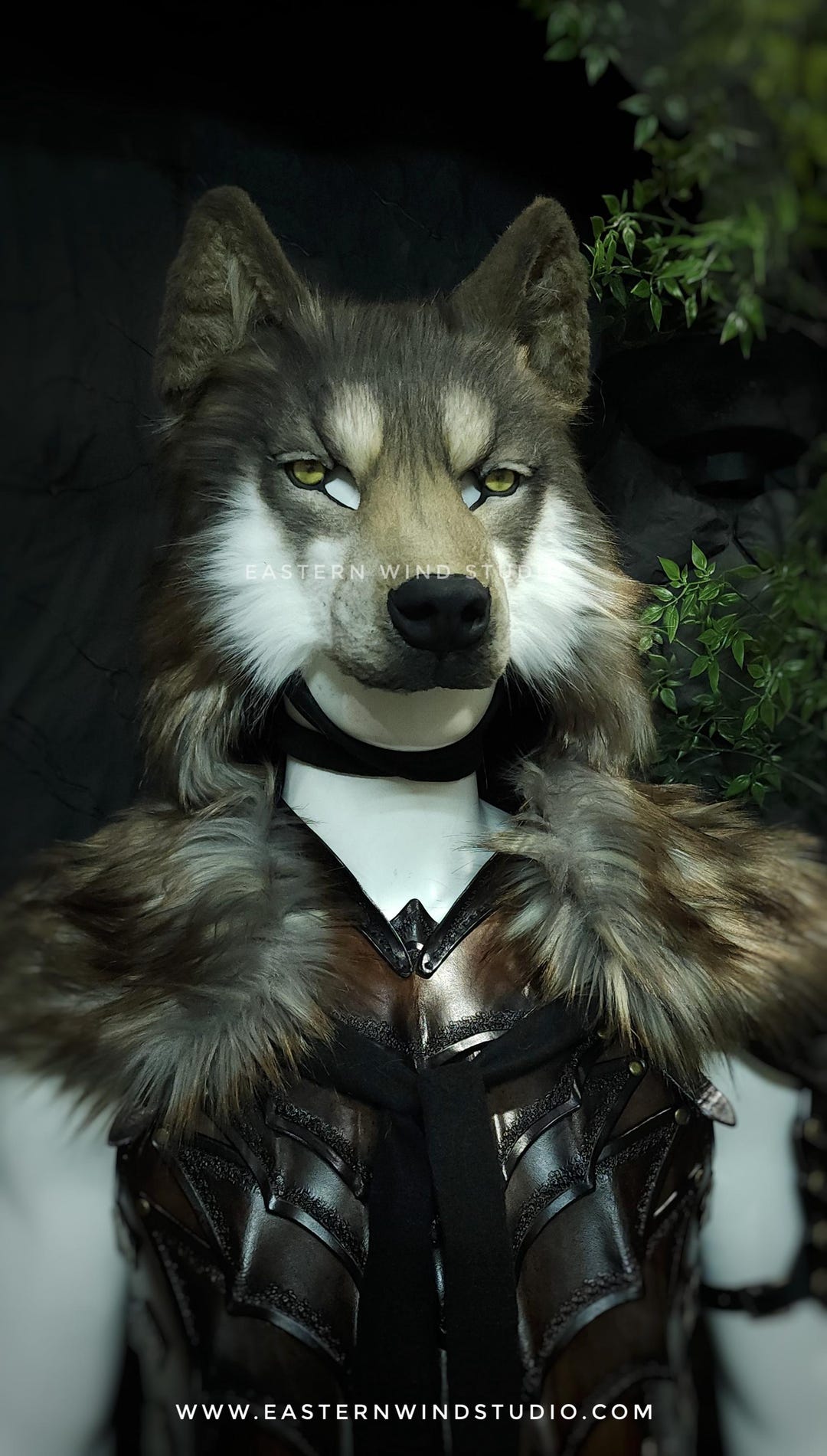 Realistic Faux Fur Wolf Mask Headdress Combo - Alpine - Etsy
