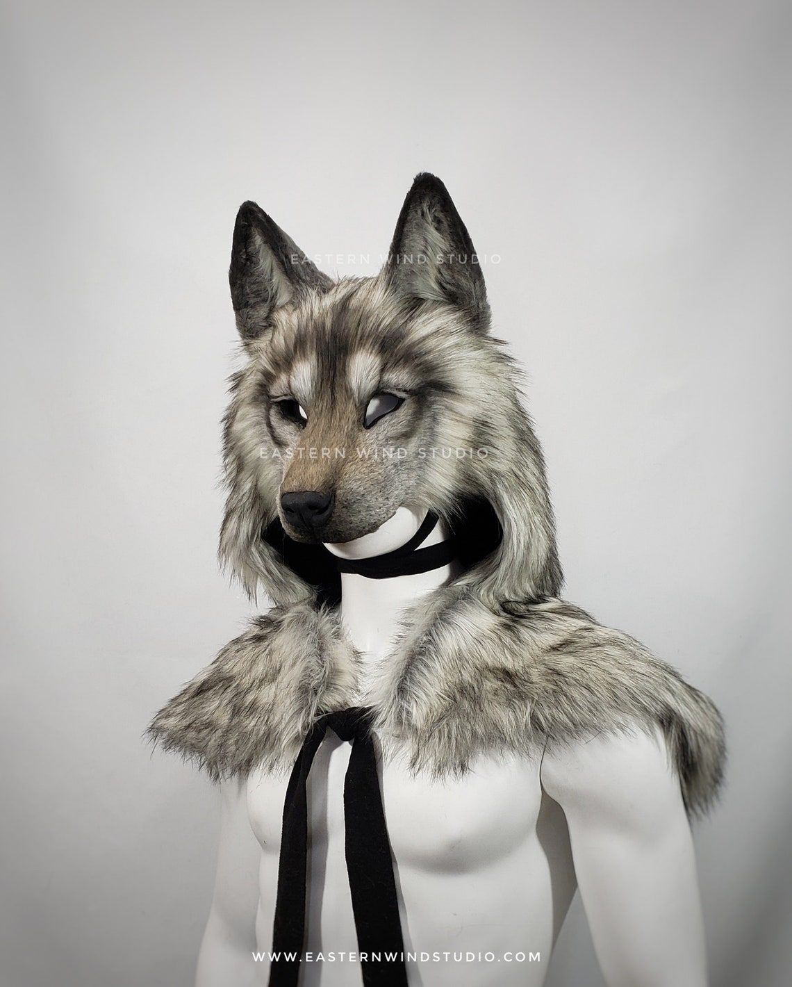 Silver Wolf Mask Headdress Combo Please READ Item Details Before ...
