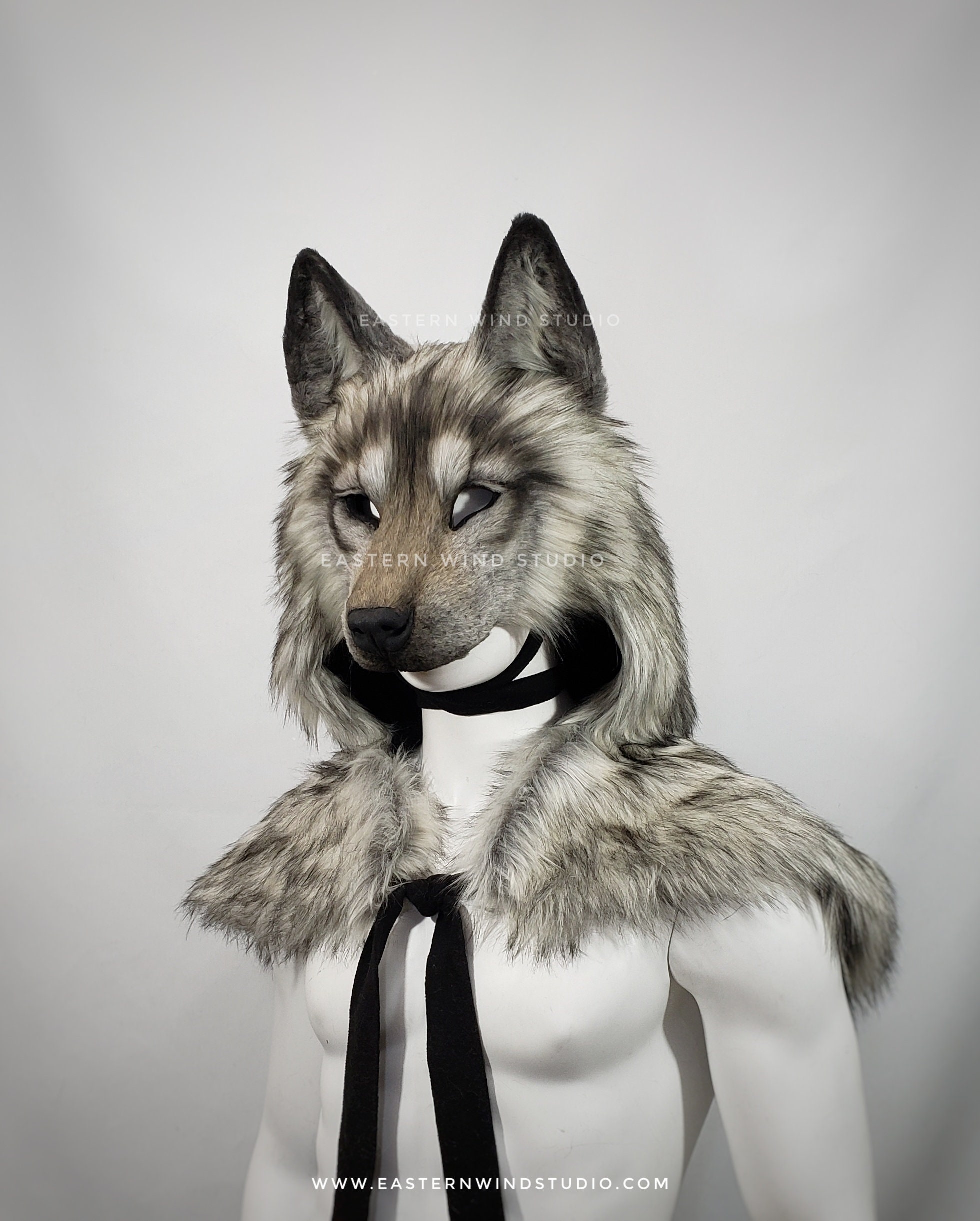 Silver Wolf Mask Headdress Combo Please READ Item Details Before ...