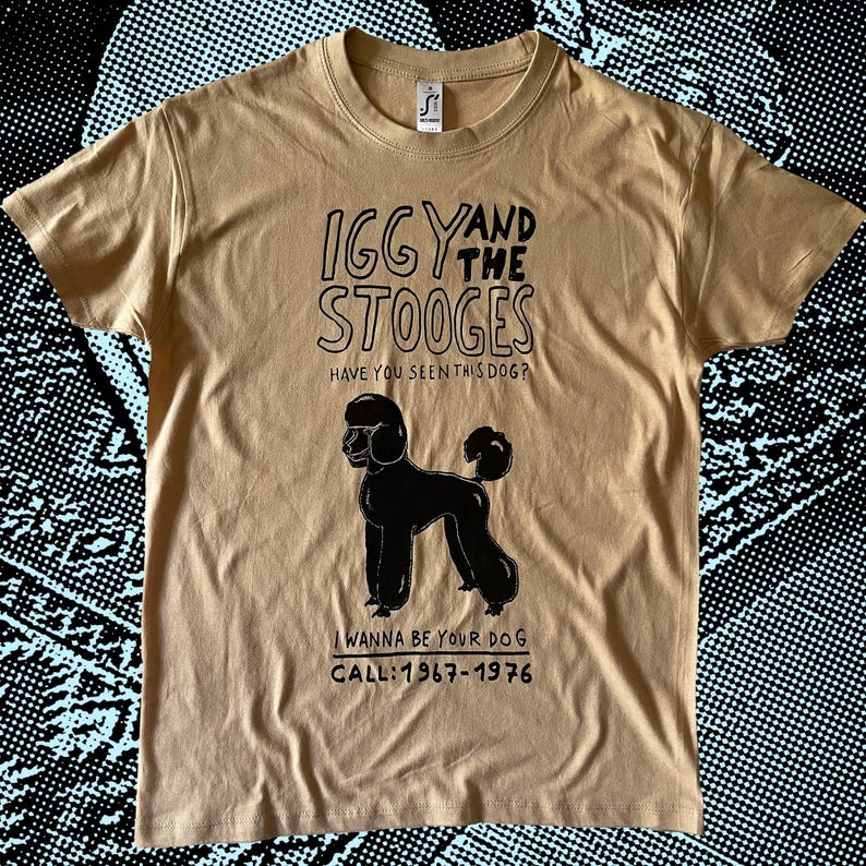 Iggy and the Stooges T-shirt Black on Sand - Etsy