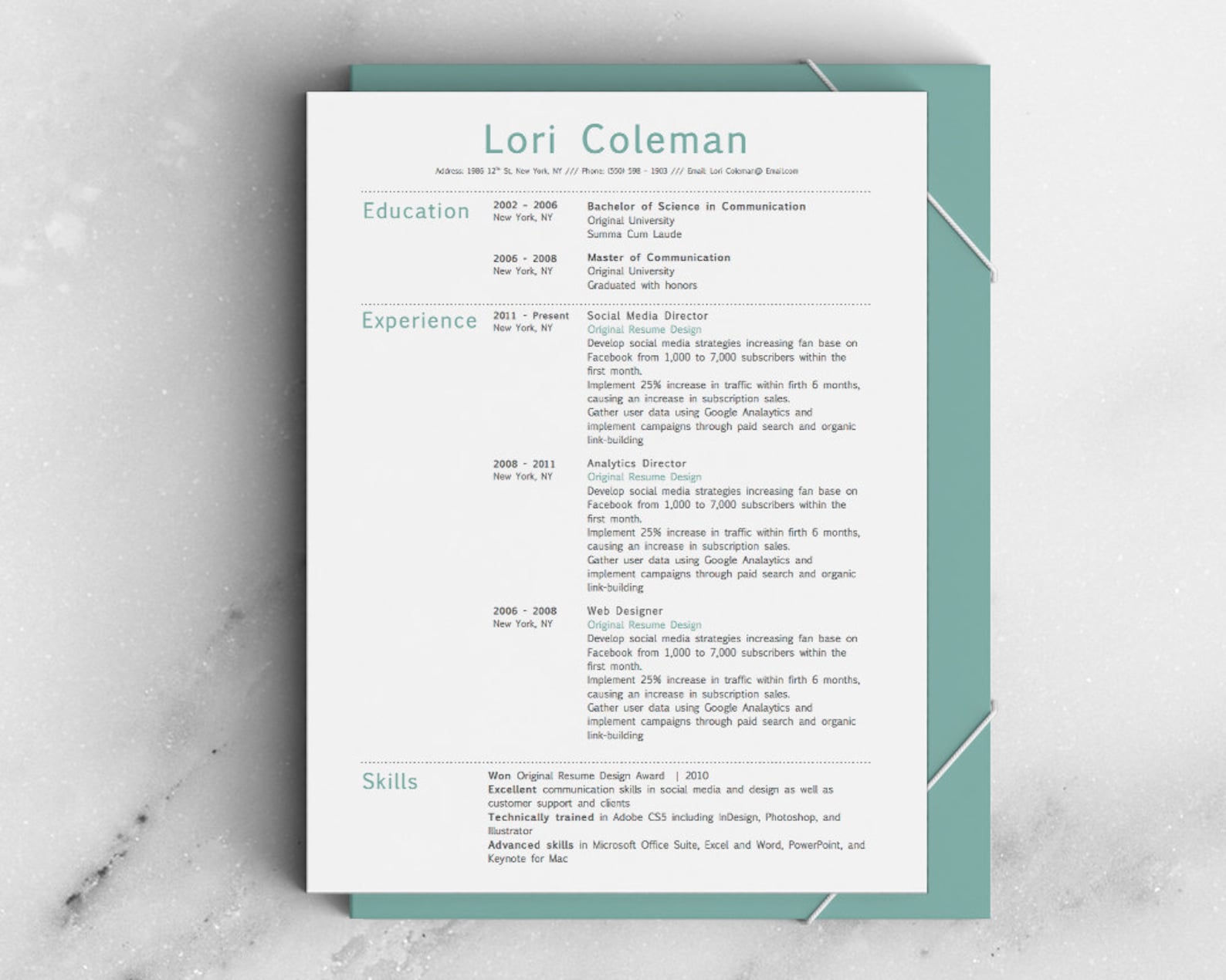 Simple Dots Resume and Cover Letter Microsoft Word Template - Etsy