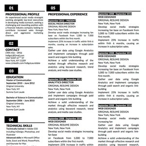 Indigo Lauderdale Resume Template 2-page Microsoft Word Version With ...