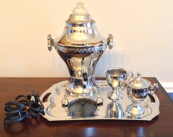 Vintage United Automatic Coffee Maker 840A Serving Set With Tray ...