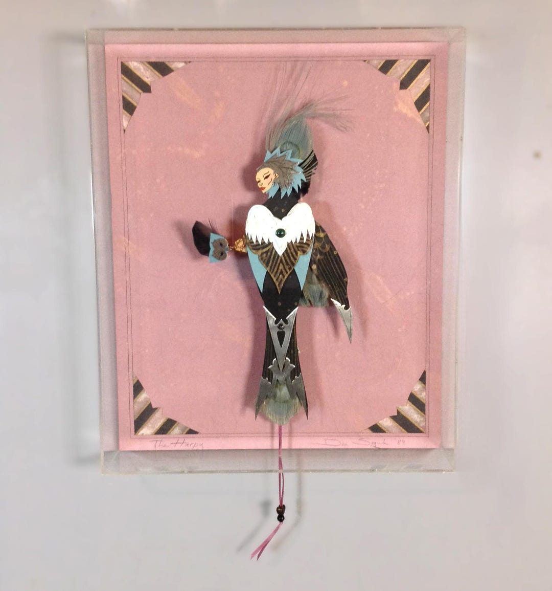 Rare Dee Segula Original Signed Artwork “the Harpy” 1989 Pull Toy ...