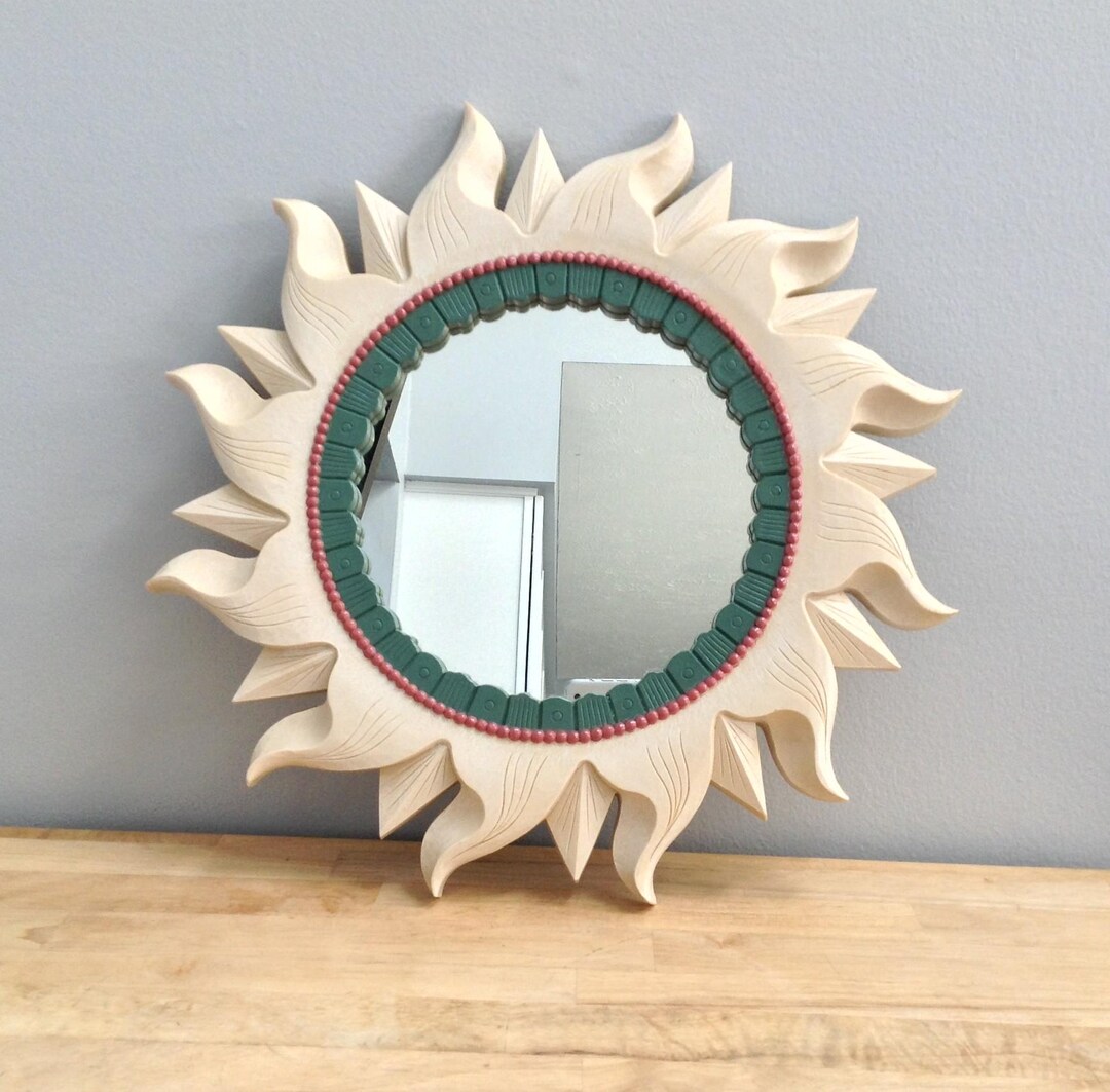 Vintage Home Interiors and Gifts Southwestern Style Sun Mirror Wall ...