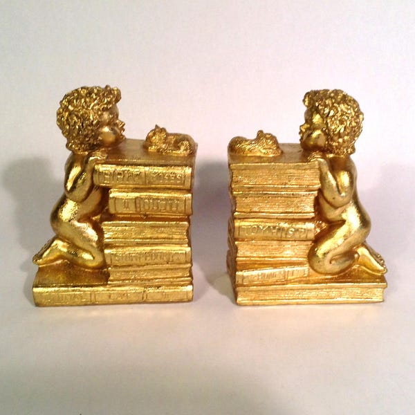 Cherub Bookends - Etsy