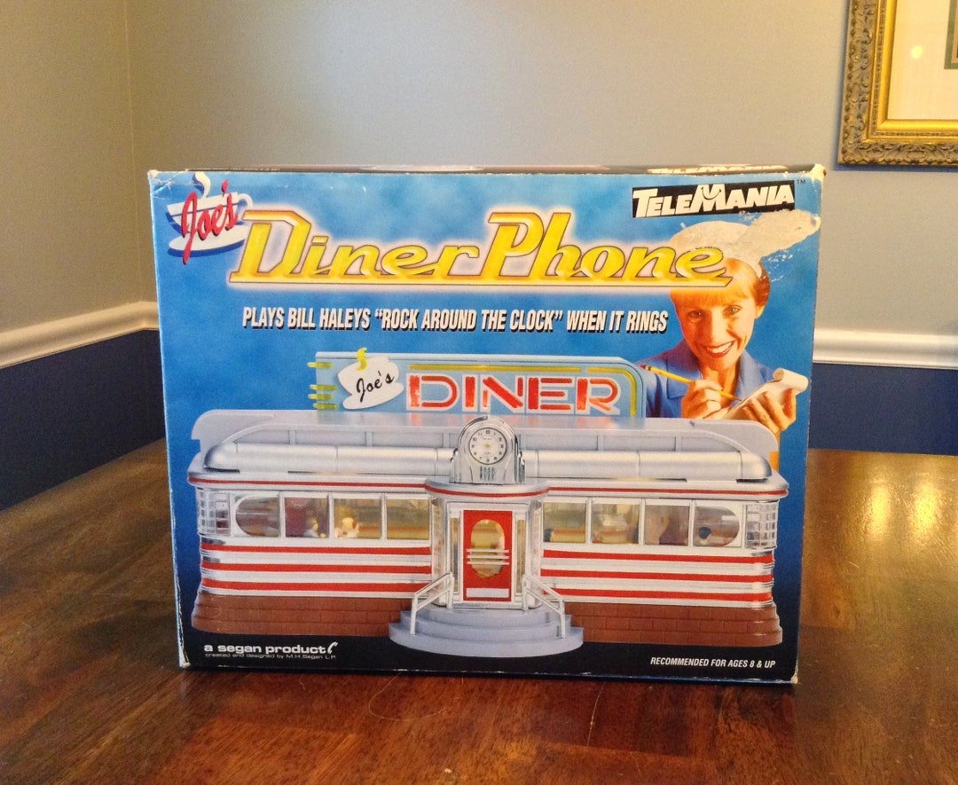 Vintage Telemania Joe’s Diner Phone New in Box 1998, Retro Joe’s Diner ...
