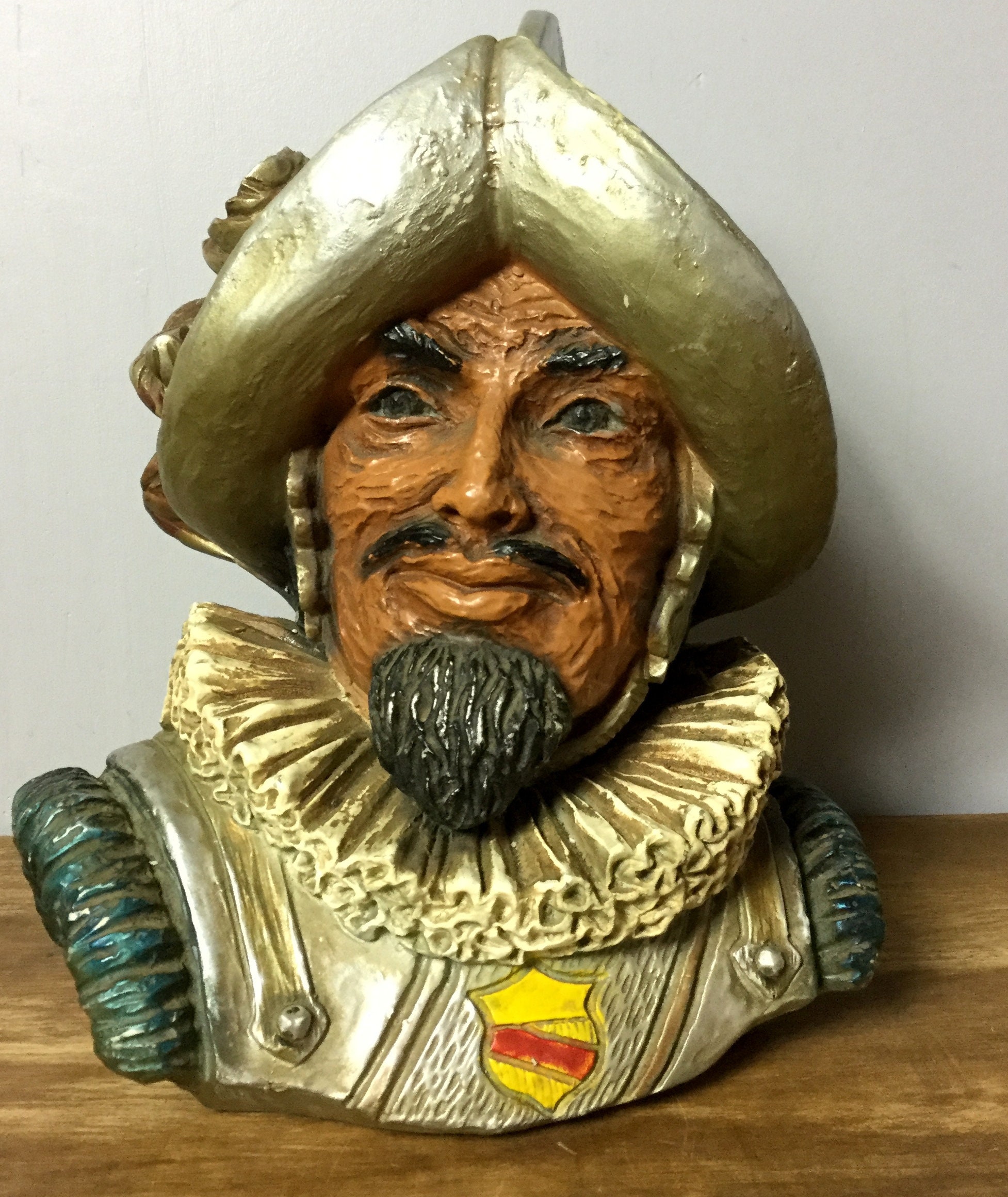 Vintage Universal Statuary Corp Conquistador Bust 1967 No.417 | Etsy