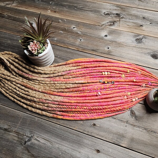 Wool Dreadlock Extensions - Etsy