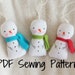 Snowman Pdf Sewing Pattern and Tutorial Digital Sewing Pattern Snowman ...