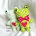 Frog Soft Toy PDF Sewing Pattern and Tutorial DIY Frog Softie Pattern ...